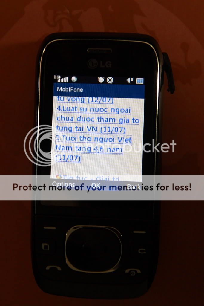 Trải nghiệm điện thoại 3G của LG: Popcorn GU 285 | Viết bởi sontran