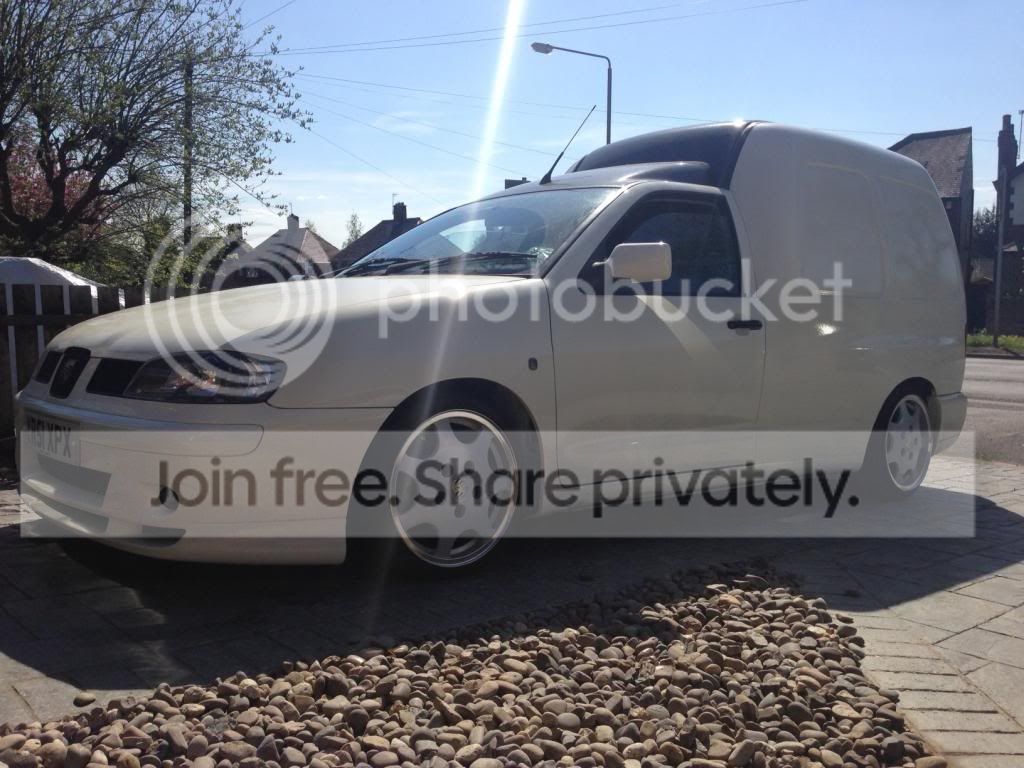 For Sale - 2001 Mk2 Caddy van 1.9 TDI lowered, Cupra front end ...