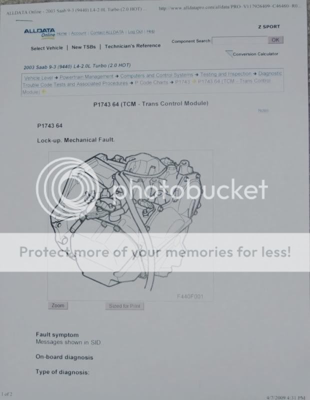 Tranny Issue: Code P1743 2003 Saab 9-3 Vector Please Help ...